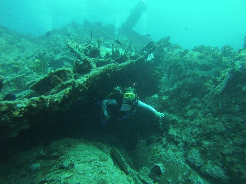 Day 18- RMS Rhone Wreck Dive Day - ActionQuest Summer Adventure Camps ...